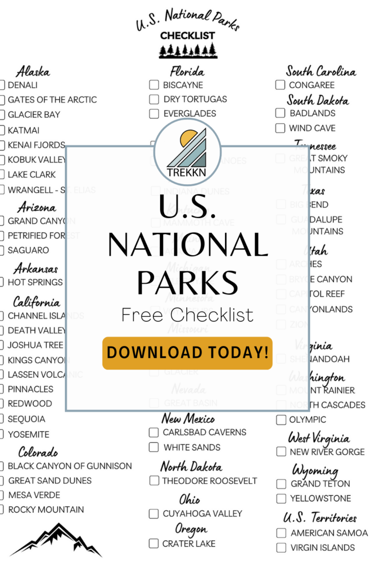 Quick Guide to US National Parks (+ Free Printable)